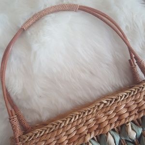 REDfish Designs | Bags | Redfish Designs Boho Straw Basket Bag Purse ...